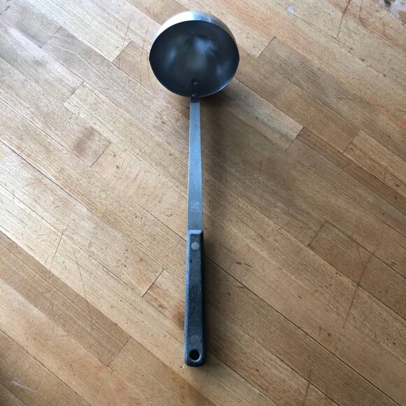 Ekco | Kitchen | Vintage Wood Handle Ladle Ekco Flint Stainless ...